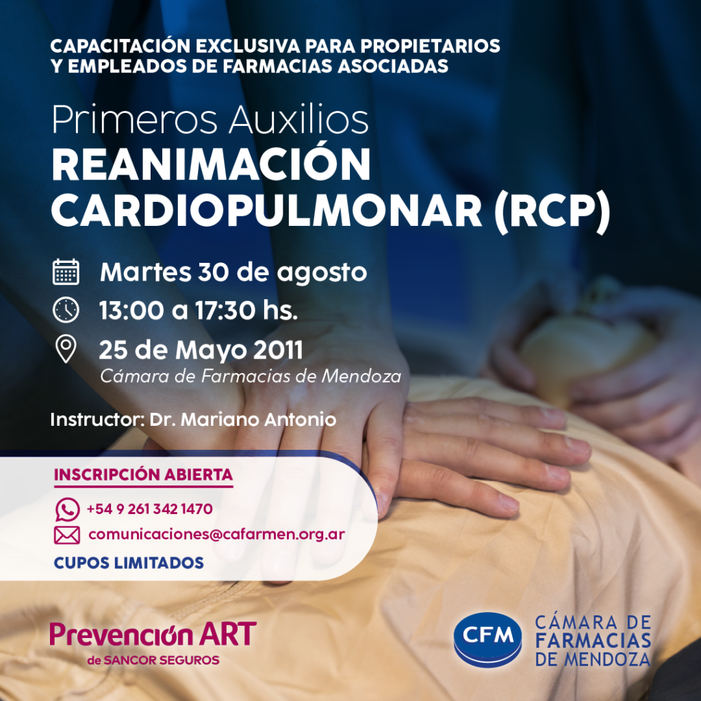 Primeros Auxilios: REANIMACIÓN CARDIOPULMONAR (RCP) – Cámara de ...